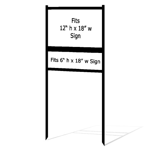 Angle Iron Sign Frame - 12 x 18 – Bull Steel