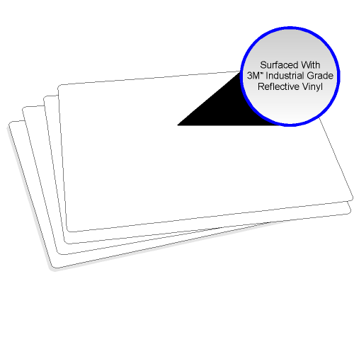 24" x 30" Reflective Aluminum Sign Blanks - Bull Steel