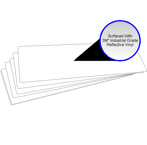 6" x 30" Reflective Aluminum Sign Blanks - Bull Steel